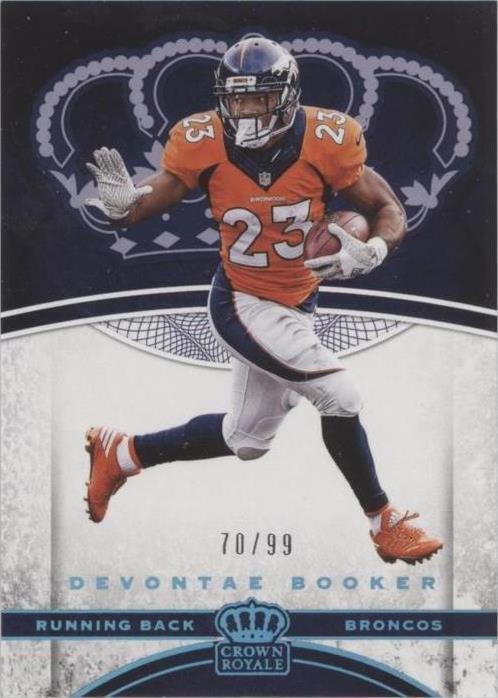 2017 Panini Preferred - Crown Royale Devontae Booker #48 Light Blue /99 ...