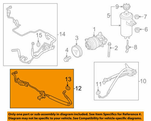 BMW 32416793401 Genuine OEM P S Pressure Hose for sale online | eBay