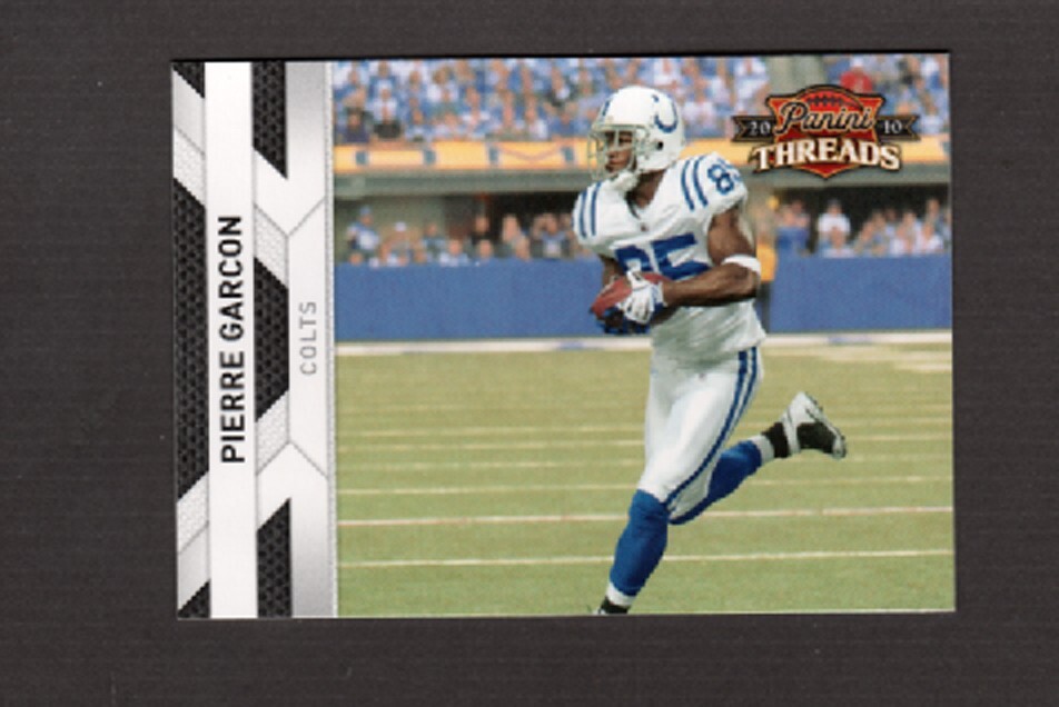 Football Card - Pierre Garcon - Colts - Panini Threads - 2010 - #63 | eBay