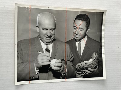 Vintage 1965 President Warren Giles B&W 8x10 Photo Cincinnati Reds ...
