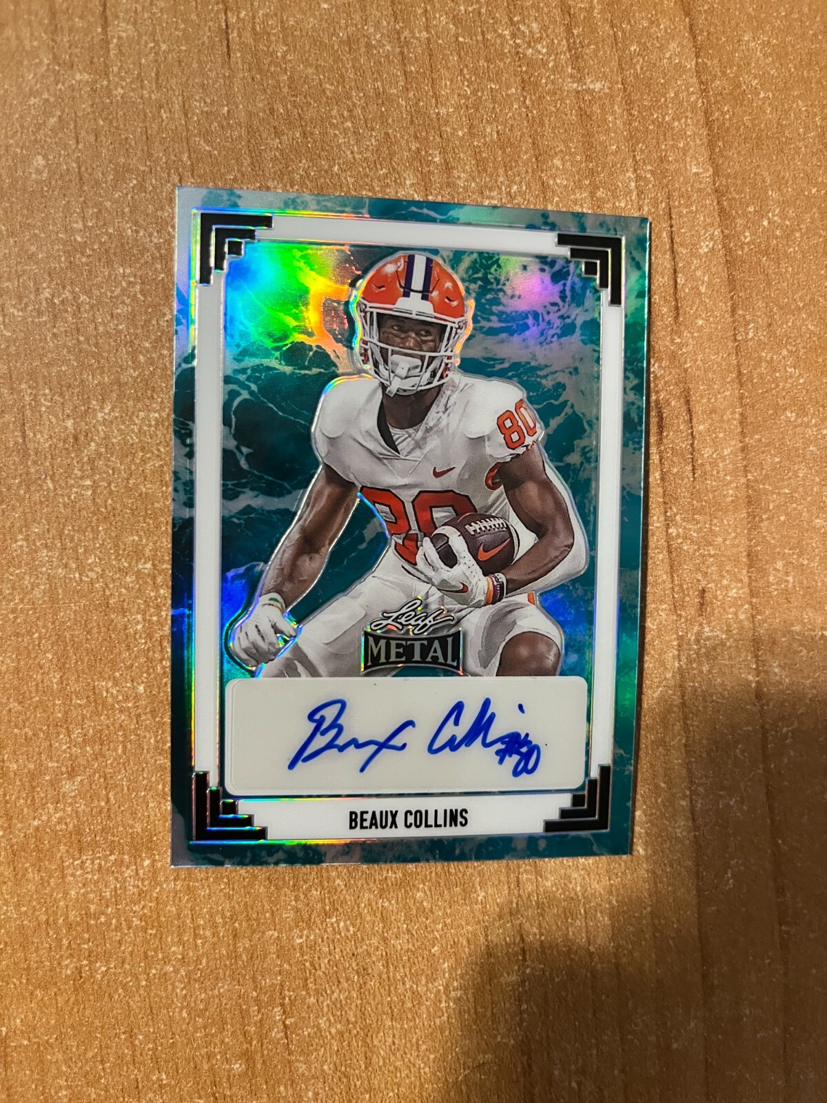 2024 Leaf Metal - Beau Collins - Water Prismatic 1991 Leaf Auto #d 2/5 ...