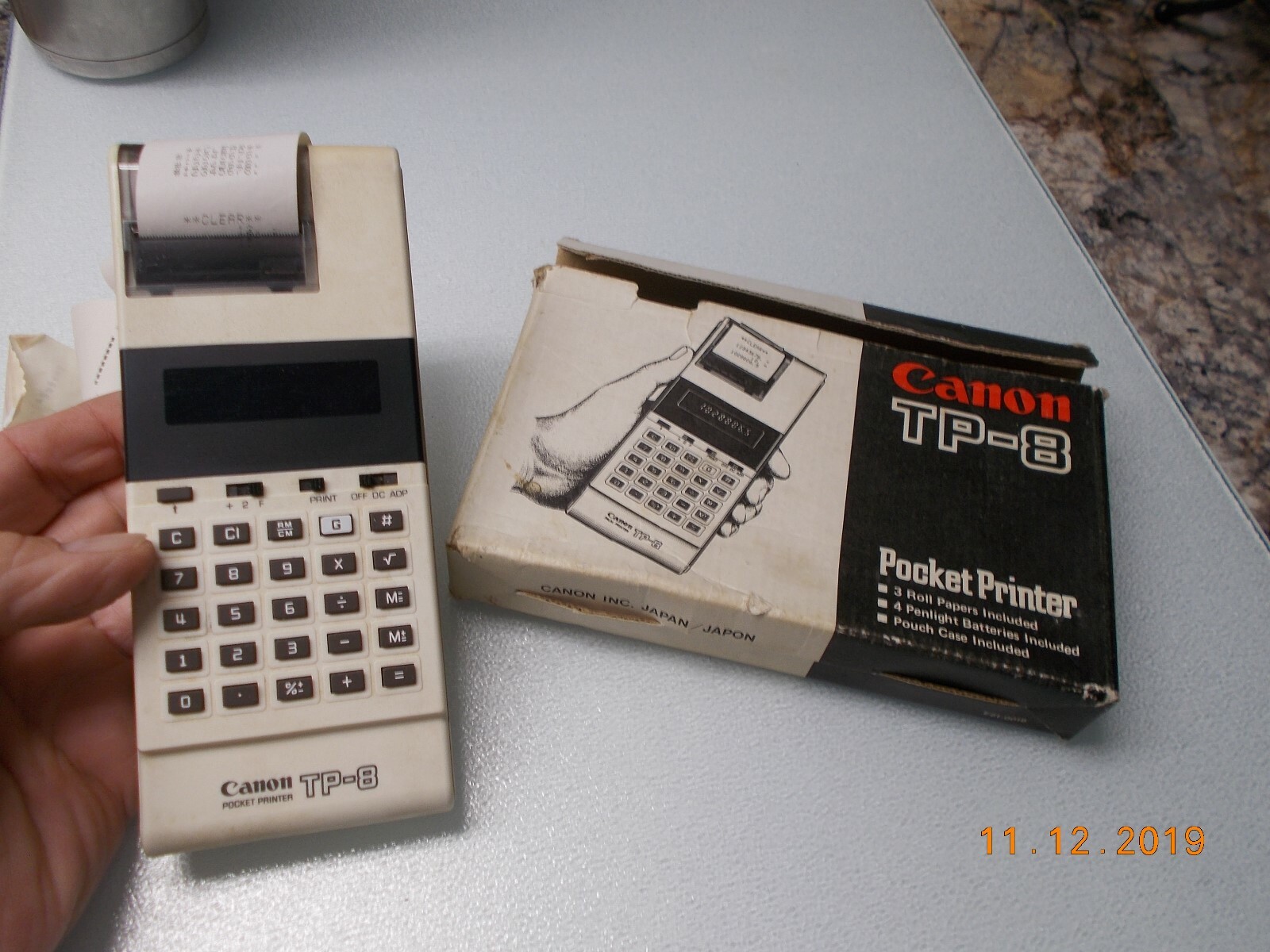 Canon TP-8 Pocket Printer Calculator, Working Condition | eBay