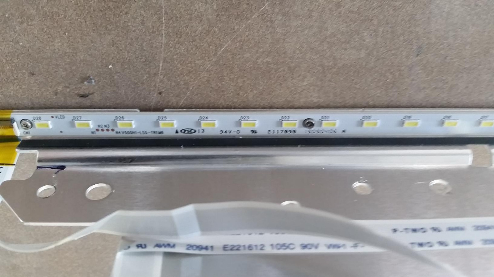 SHARP LC-50LE442U LED STRIP ASSEMBLY V500H1-LS5-TLEM6 + V500H1-LS5 ...