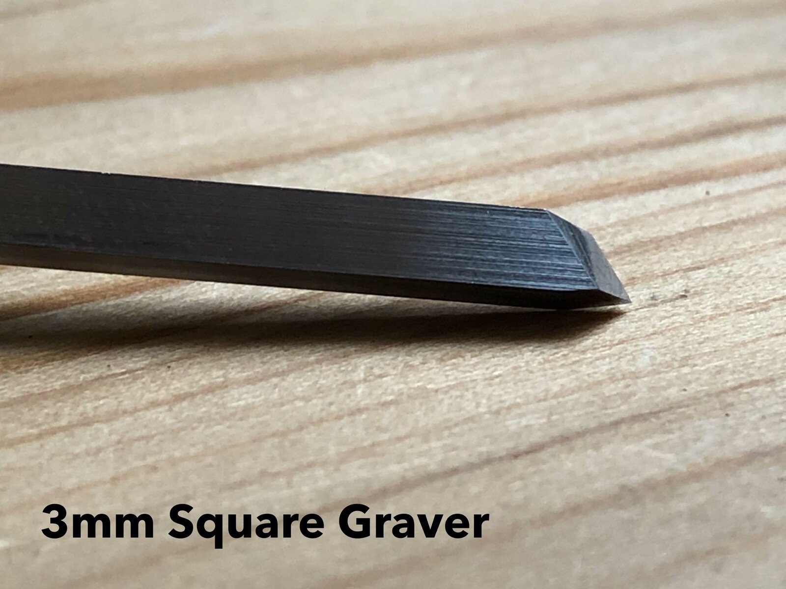 2, 2.5 or 3mm Square Graver Hand Engraving Tool - Vallorbe- Sharp ...
