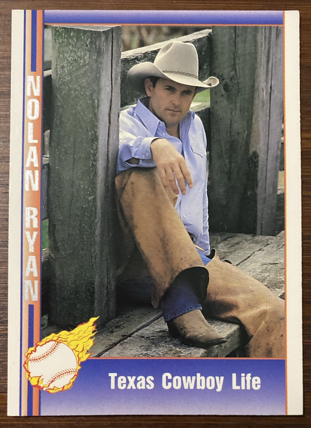 1991 Pacific Baseball Nolan Ryan #106 Texas Cowboy Life | eBay