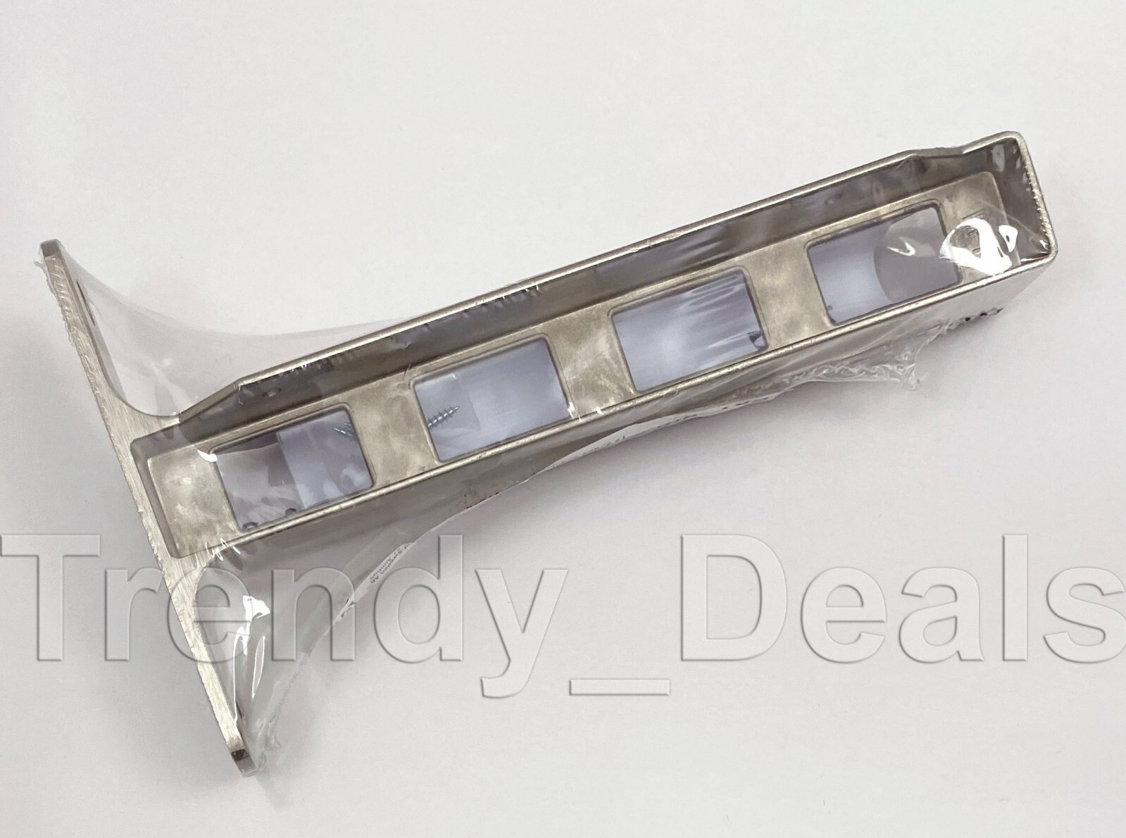 Ikea GRANHULT Connecting Bracket for Shelf, Nickel Plated 7 7/8" x 4 3/ ...