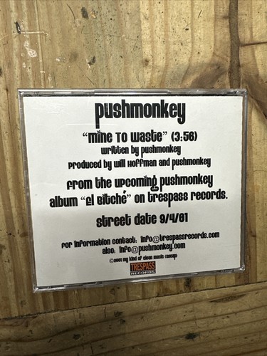 Pushmonkey Mine To Waste 2001 Demo Rare DJ Press Radio Record Album ...