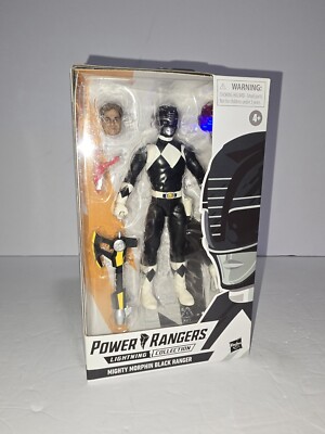 Power Rangers Lightning Collection Mighty Morphin Black Ranger Zack ...