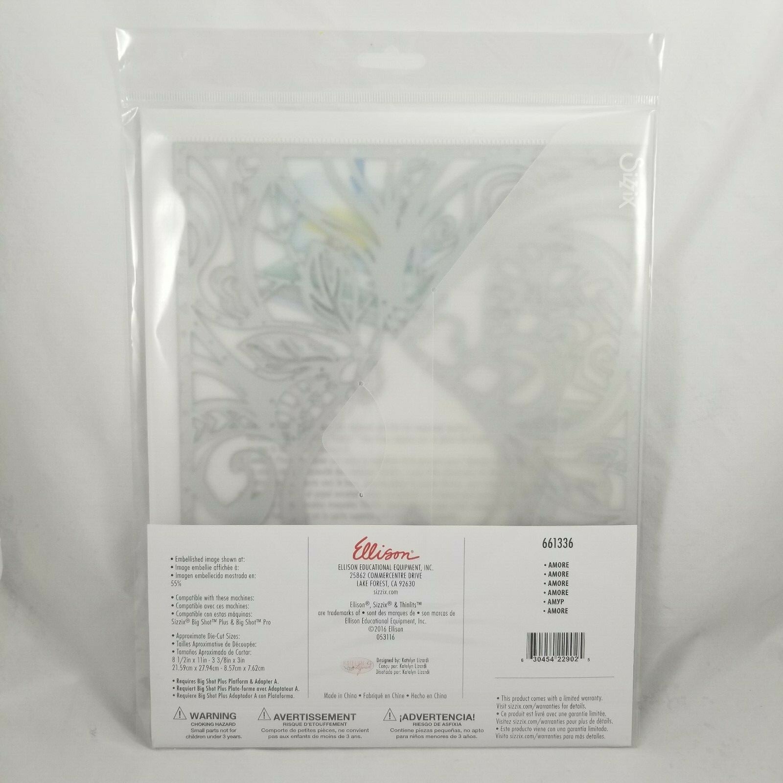 Sizzix Thinlits Plus 661336 Katelyn Lizardi Metal Die 2 Pieces 630454229025| eBay