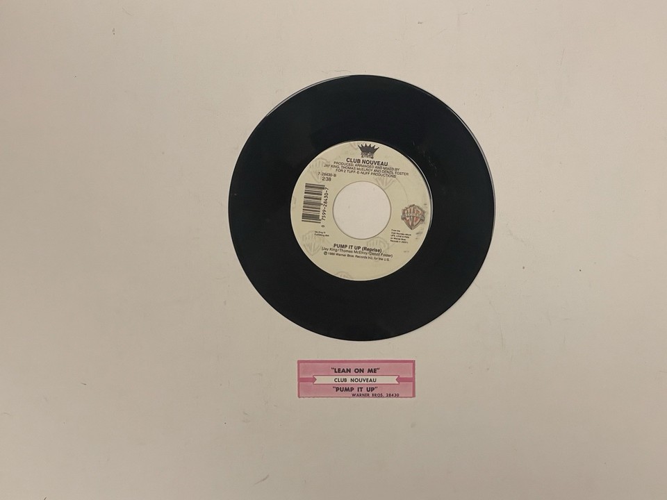 Jukebox 45 & Title Strip Club Nouveau Lean On Me Cleaned Tested | eBay
