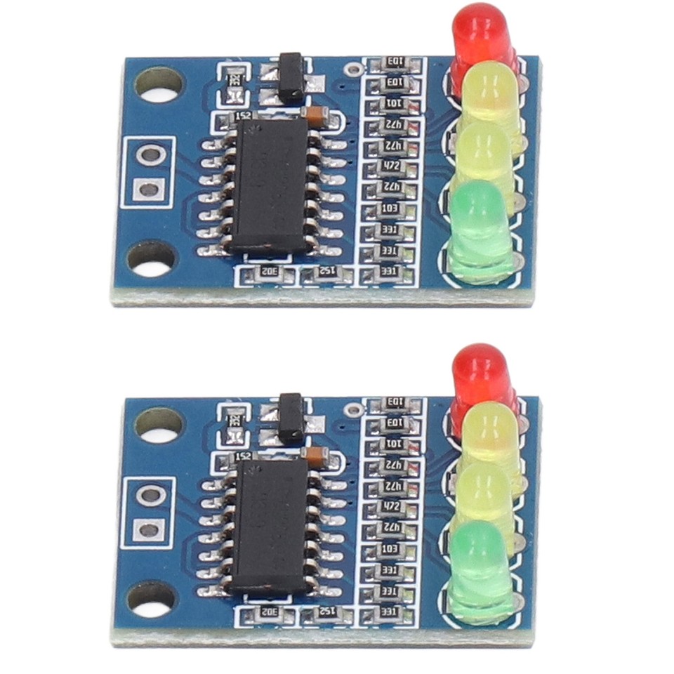 2Pcs Battery Level Indicator Module Capacity Tester Board 4 Phase 12V ...