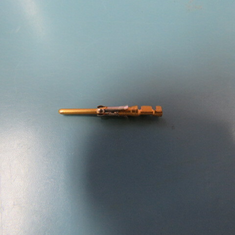 AMP 66103-4 Qty of 80 per Lot Pin Contact Gold Crimp 20-24 AWG Stamped ...