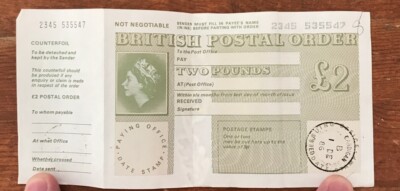 BRITISH POSTAL ORDER £2 | eBay UK
