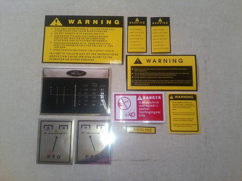 Ford 2000 3000 4000 5000 decals gas | eBay