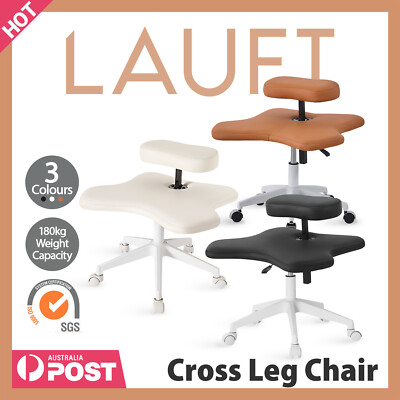 Lauft Cross Legged Desk Chair Office Executive Computer Swivel Chair | eBay Australia