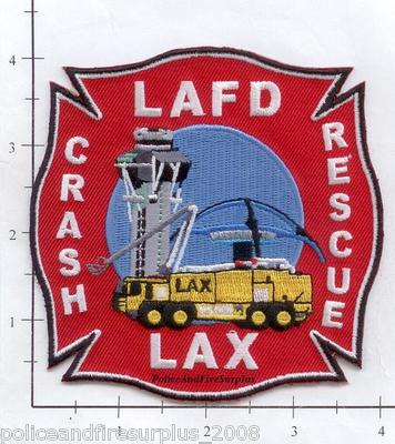 California - Los Angeles Airport ARFF CA Fire Dept Patch 2 Crash Fire ...