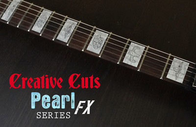 MOP Blocks Fretboard Marker Vinyl Inlay Decals for Gretsch BASS and ...