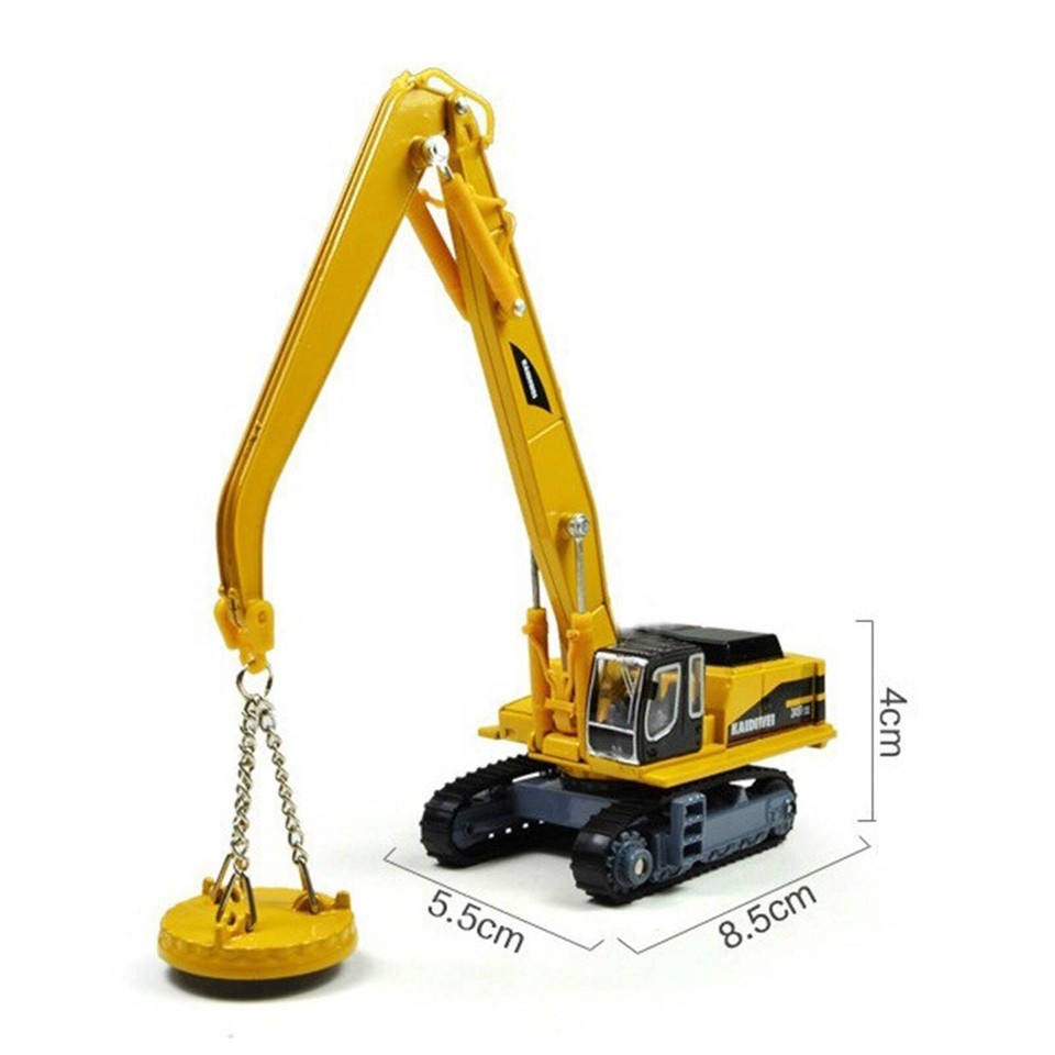 1/87 Grab & Magnet Attachment Crane Construction Equipment Diecast ...