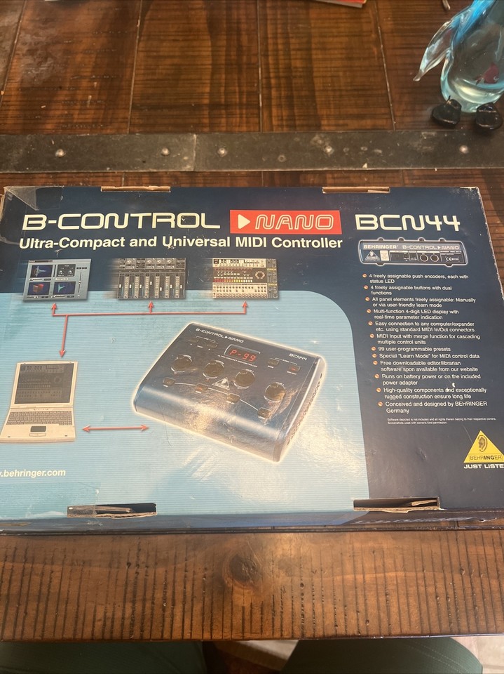 Behringer B-Control Nano BCN44 Rotary MIDI Controller Control Surface ...