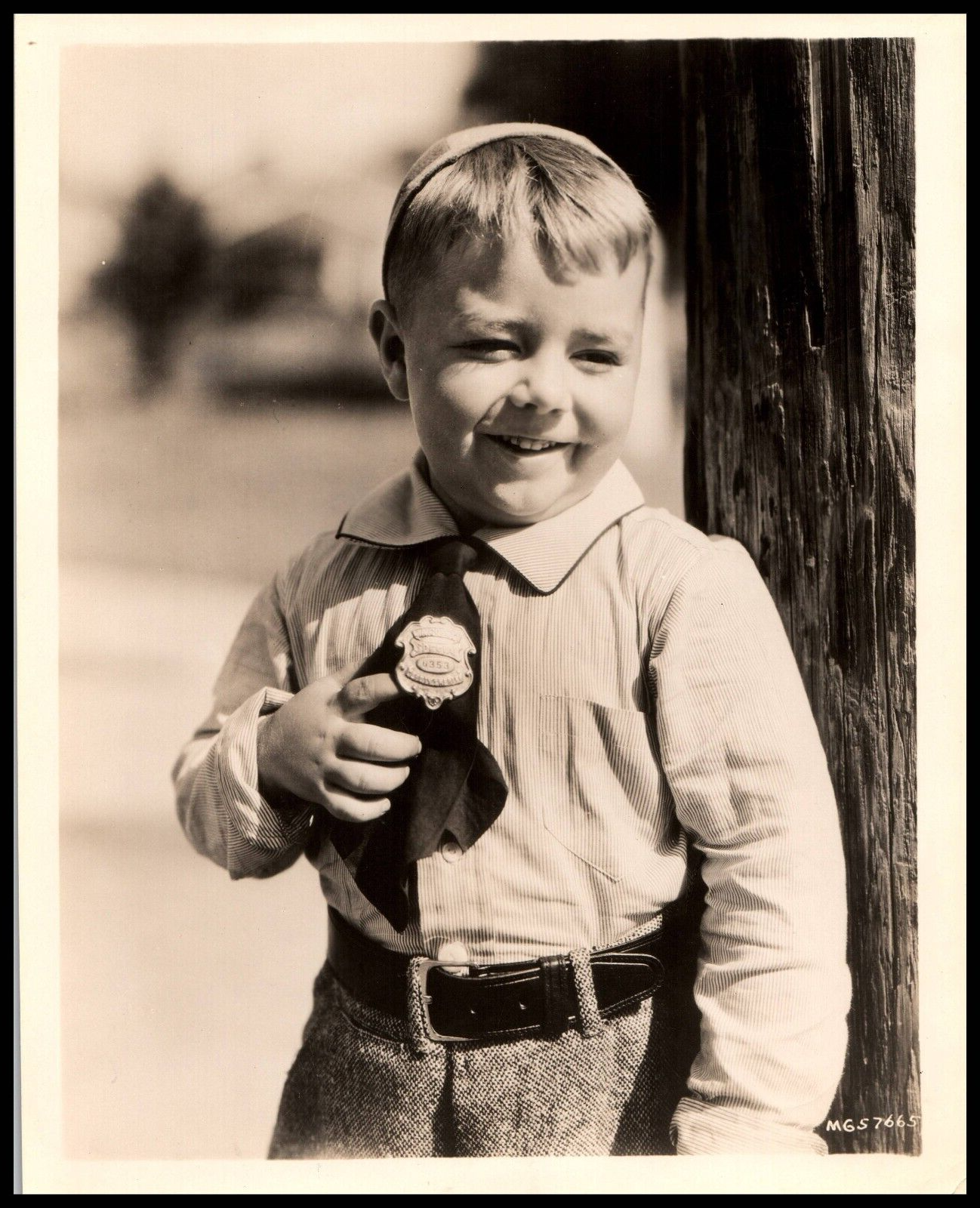 George 'Spanky' McFarland CUTE POSE OUR GANG 1930s Rascals PORTRAIT ...