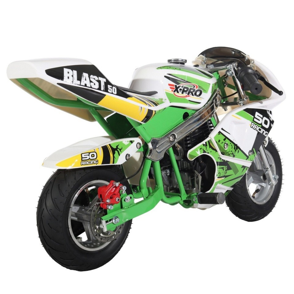 X-PRO 40cc Pocket Bike Gas Powered 4 Stroke Kids Mini Bike Off Road ...