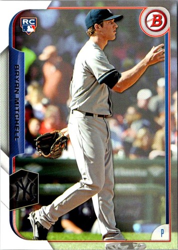 2015 Bowman Bryan Mitchell #127 New York Yankees Baseball Card | eBay