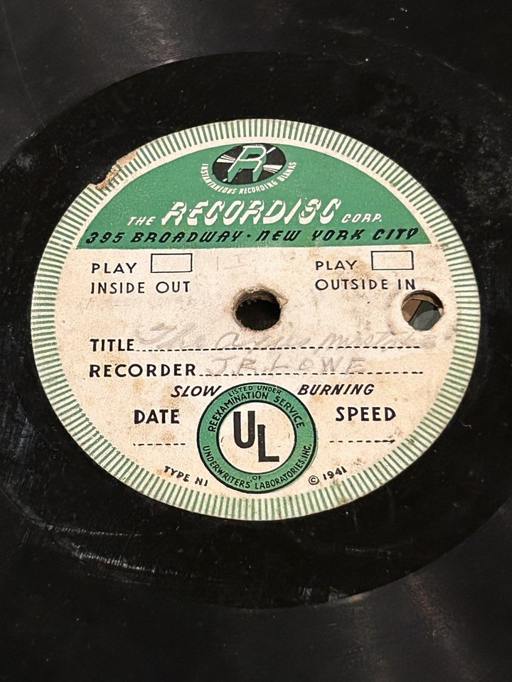 Rare Blues 78rpm ACETATE J. F. LOWE “St. Louis Blues” | eBay