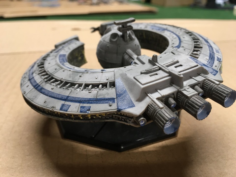 Star Wars Trade Federation Battleship Starship Battles Miniatures Game ...
