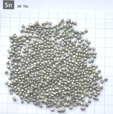 80 gram 99.96% High Pure Tin metal shots element 50 sample | eBay UK
