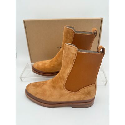 $450 NEW Vince Women's Cecyl Booties Ankle Boot, Tan Suede, 6.5 C78 | eBay