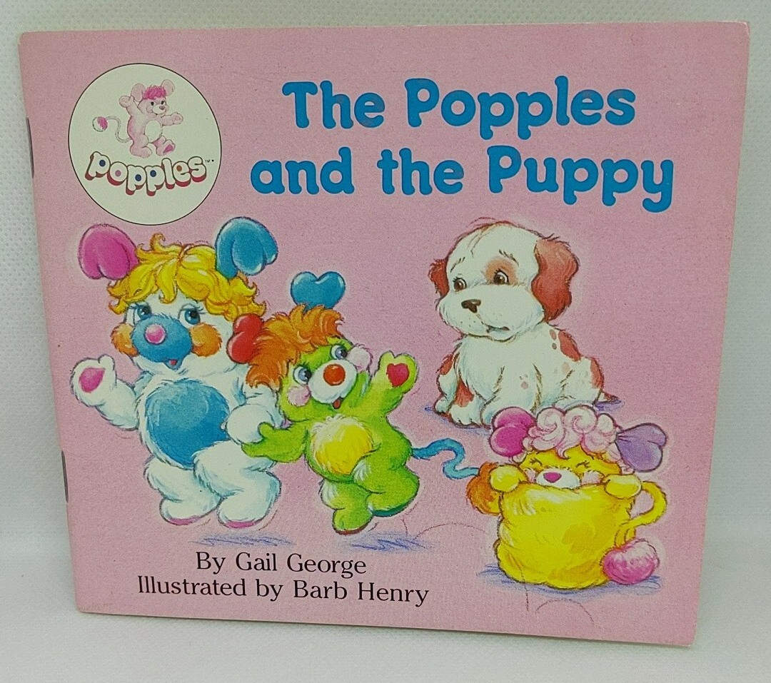 Vtg 1986 The Popples and The Puppy Children's Book by Gail George for ...