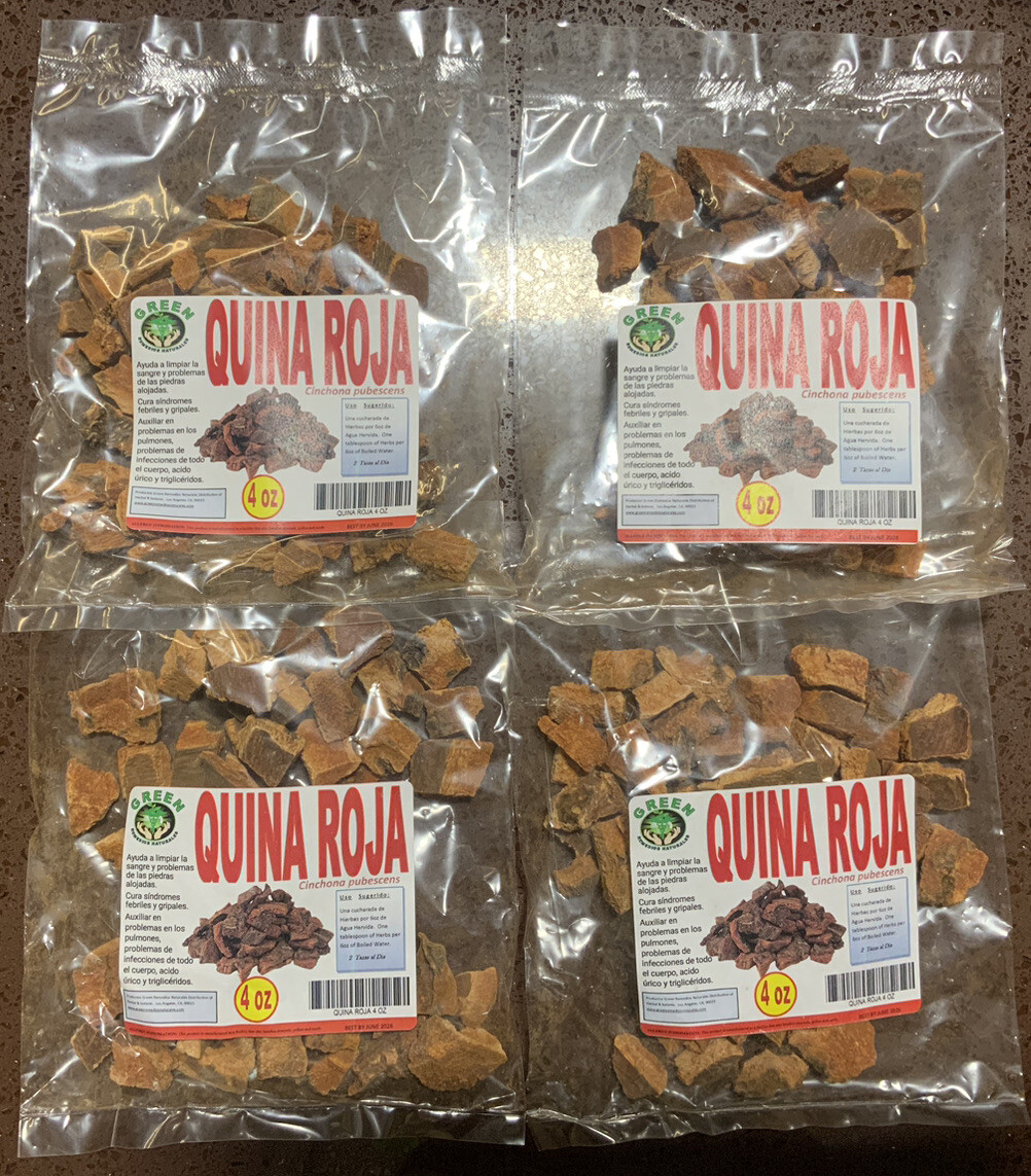 Quina Roja, Red Cinchona, Chinchona Roja (Cinchona spp.) | 4oz Bag | eBay