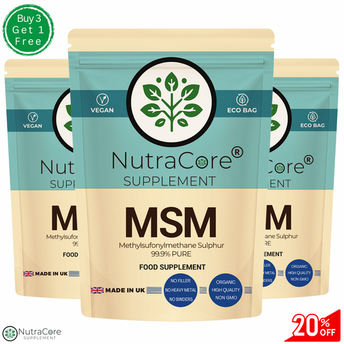 MSM Caps 700mg ( 99% Methylsufonylmethane Sulphur )-Joint Support ...