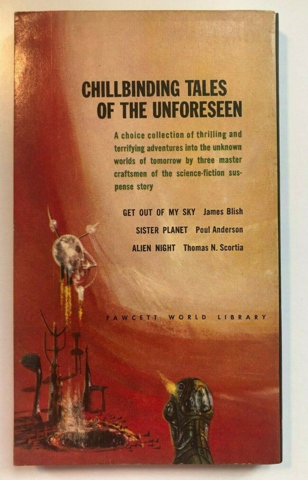 GET OUT OF MY SKY by BLISH/ANDERSON/SCORTIA PBO (1960) CREST BOOKS s362 ...