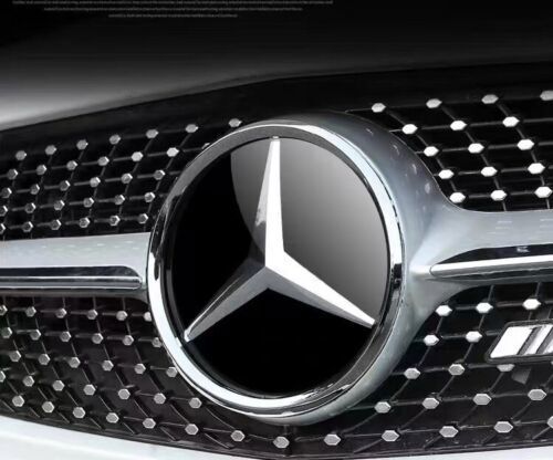 Front Grille Mirror Star Emblem Fit For 2015-2018 Mercedes-Benz C-Class ...