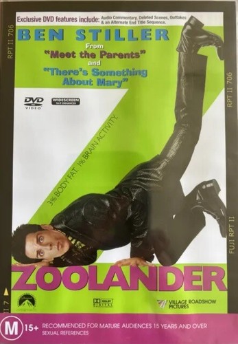 DVD NEW: Zoolander - 2001 Comedy, Imagine the love child of ‘Jim Carry ...