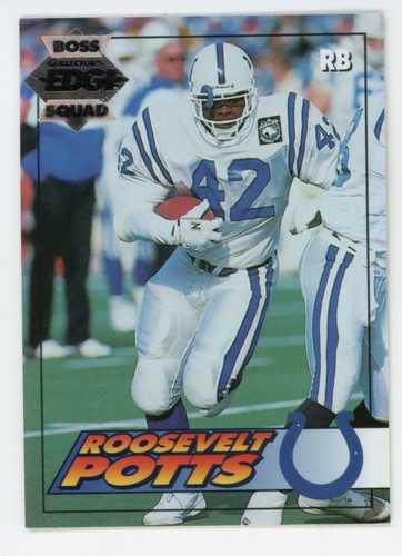 1994 Collector's Edge Boss Squad Silver Roosevelt Potts #90 | eBay