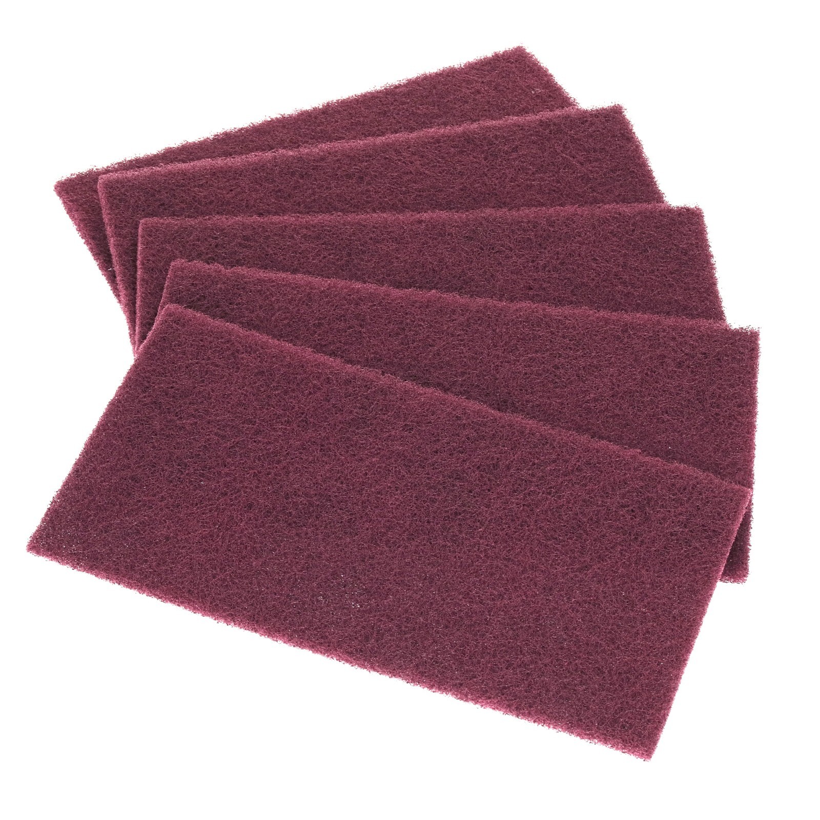 30 x Scotchbrite Abrasive Finishing Hand Pads Red, Green, Grey Flexible ...