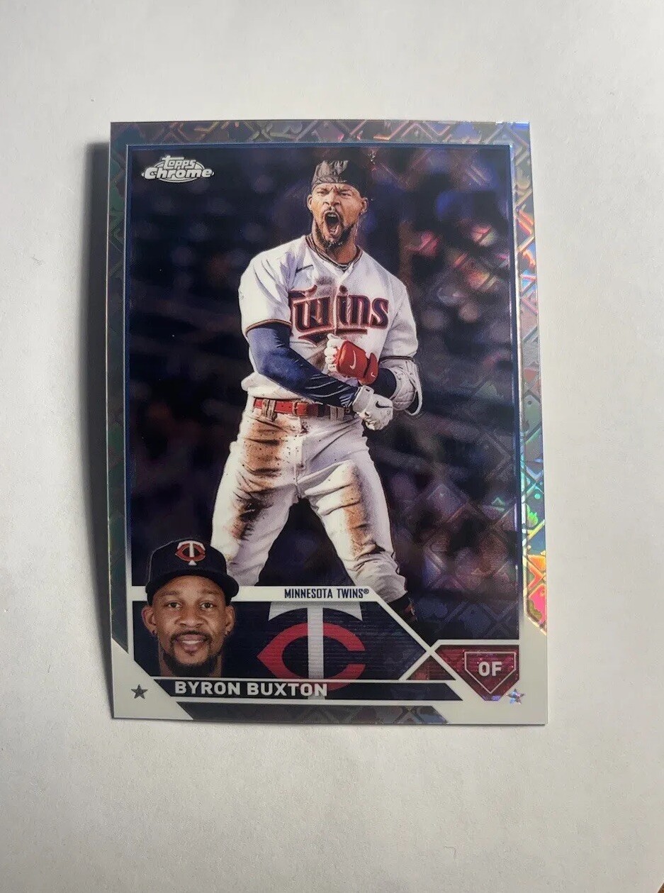 Byron Buxton Topps Chrome Logofractor Baseball Card | eBay