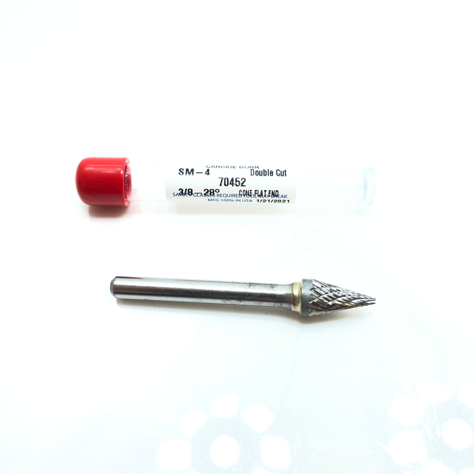 Lot (5) HTC Tools Carbide Burr Set Tree Cylinder Cone SM-4 SA-5 SF-5D 1 ...
