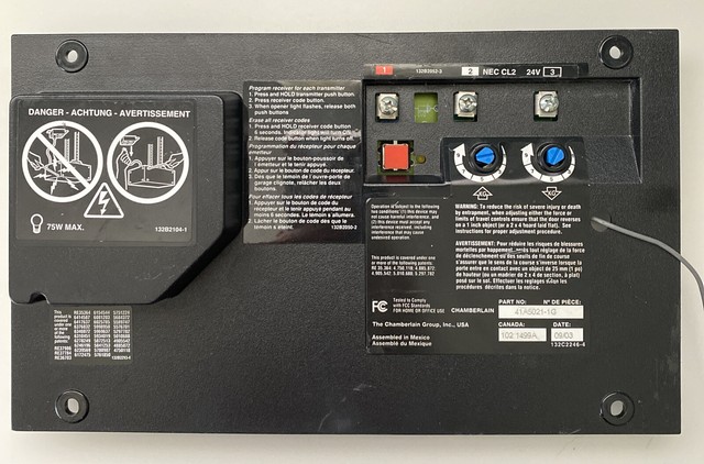 41a5021 Chamberlain Liftmaster Receiver Logic Circuit Board 390 MHz ...