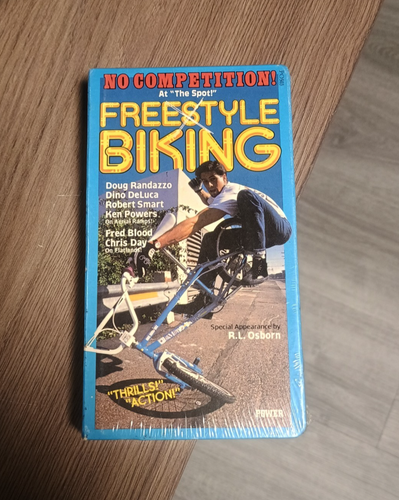 VTG Freestyle Biking VHS 1987 BMX Ken Powers R.L. Osborn Bike Tricks ...