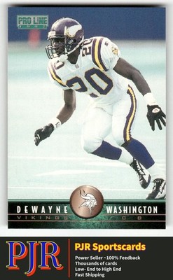 Dewayne Washington 1997 Pro Line #159 Minnesota Vikings | eBay