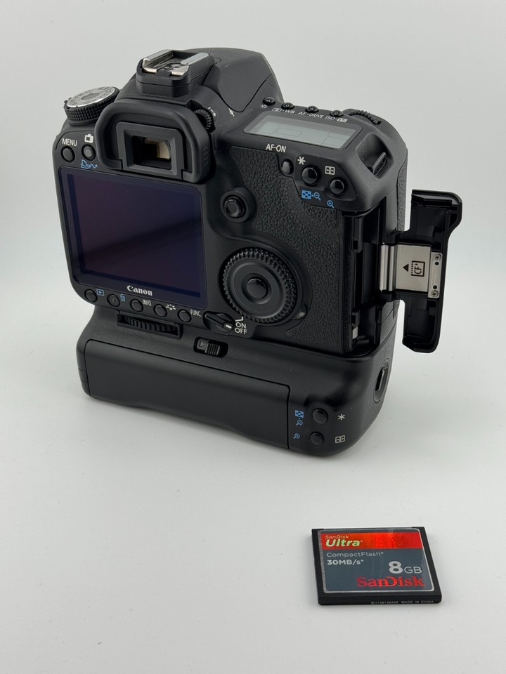 Canon EOS 50D DSLR, BG-E2N Grip, Canon EF 50mm F1.8Lens, 8GB card ...