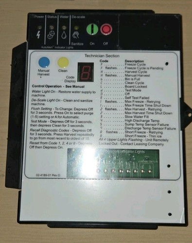 SCOTSMAN ICE MACHINE CONTROL BOARD * SC-11-0621-02 Rev. M | eBay