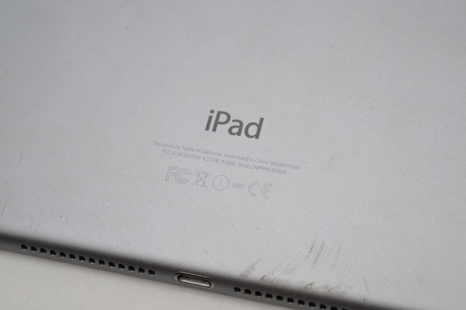 Apple iPad Air 2 A1566 16GB Silver Wi-Fi 9.7" Tablet DAMAGED* Cracked ...