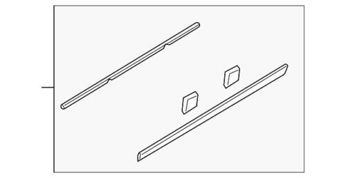 Genuine Hyundai Body Side Molding 87722-3K010 | eBay