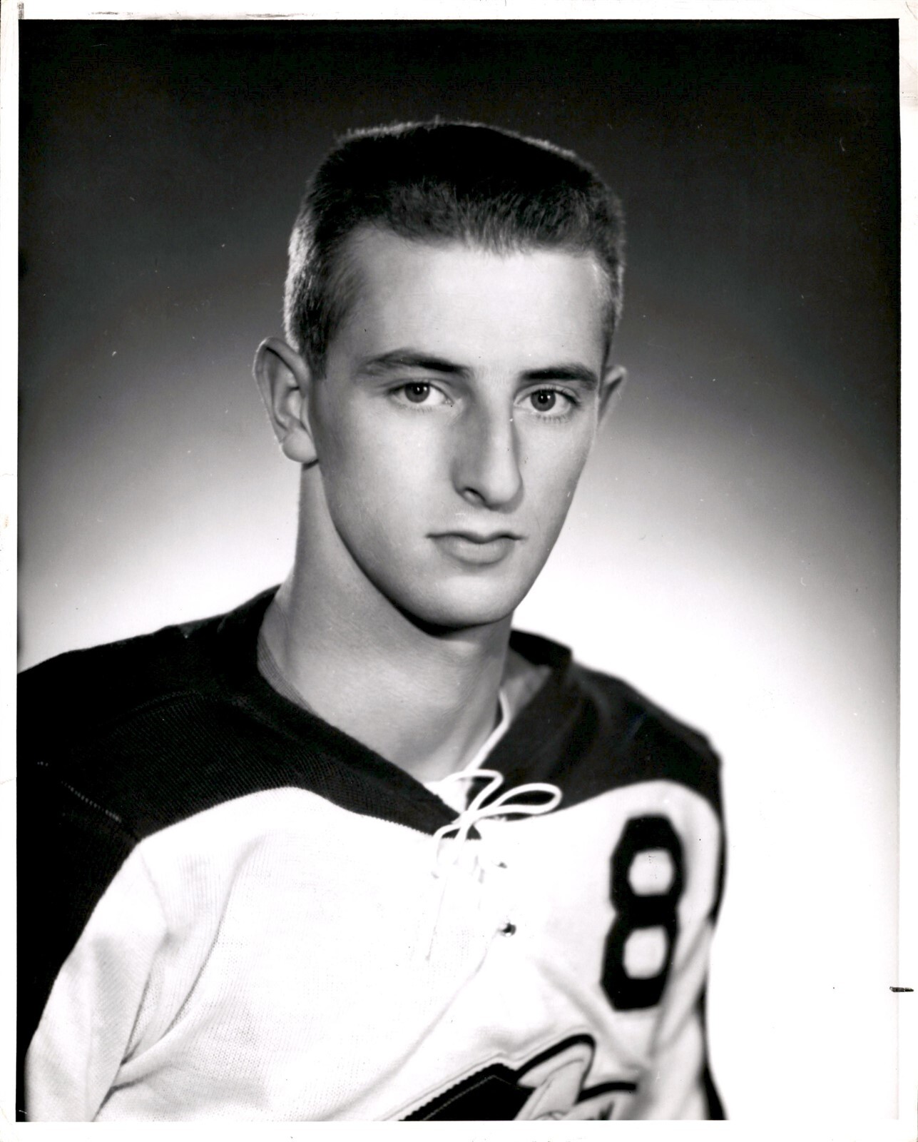 PF5 Original Photo CHUCK HOLMES 1957-58 EDMONTON FLYERS WHL HOCKEY ...