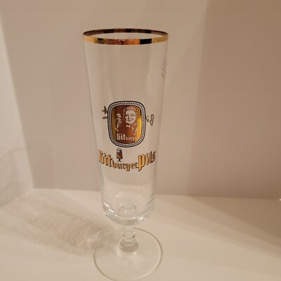 Bitburger Pils Glass Tulip Beer Germany Beer Pedestal | eBay