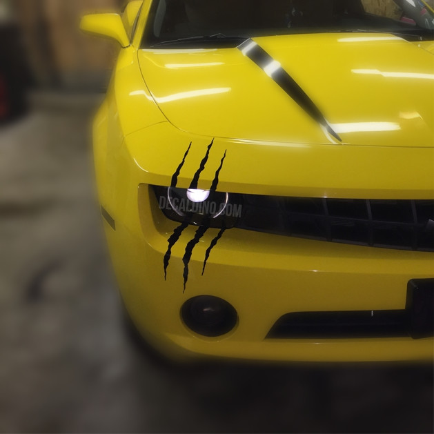DecalDino™ Headlight Scar Kit - Fits Many Car monster scratch battle ...